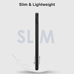 SAMSUNG 2022 Galaxy Tab A8 10.5” Inch 64GB Wi-Fi Android 11 Touchscreen International Tablet Bundle – MDTec Hard Back Tri-Fold Stand Cover Case and 64GB microSD Card [Gray]