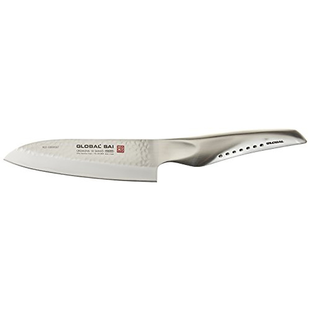 Global SAI-M03, SAI Santoku Knife, 5", Stainless Steel