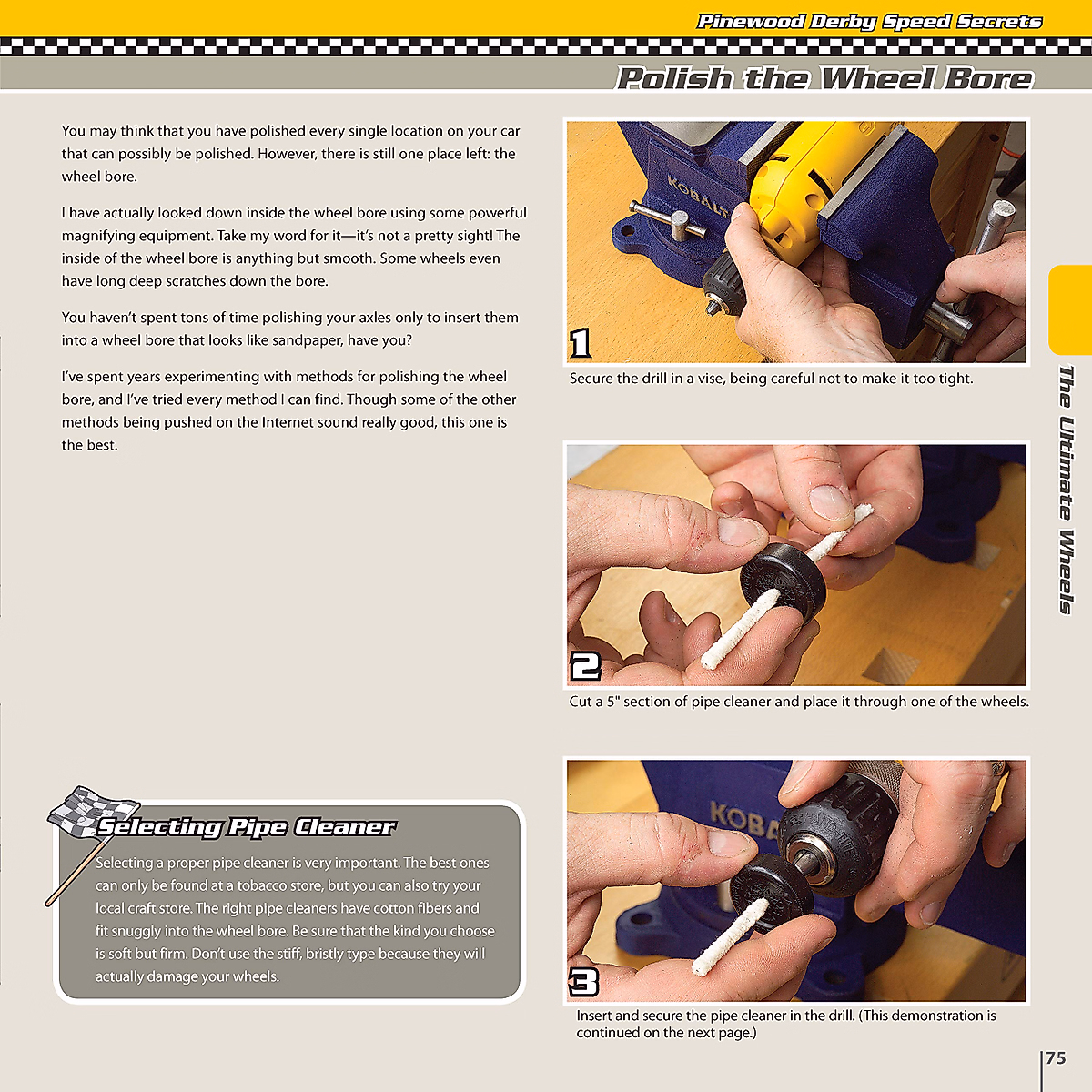 Pinewood Derby Speed Secrets: Design and Build the Ultimate Car (Fox Chapel Publishing) 7 Ready-to-Cut Patterns; Illustrated, Easy-to-Follow Instructions; Tips & Techniques to Build 3 Levels of Car