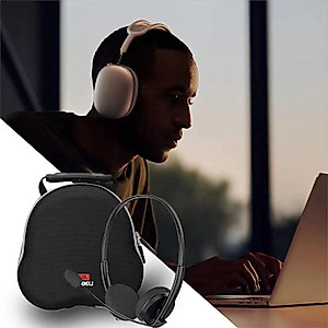 FBLFOBELI EVA Carrying Case Compatible with Apple AirPods Max / Logitech H390 Wired Headset , Protective Hard Shell Travel Headphone Storage Bag (Case Only)