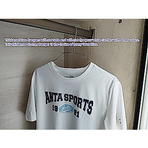 BriaUSA Metal Clothes Hangers 50 Pack Silver Color Galvanized Wire Hangers Length 16 inch Thickness 13 Gauge