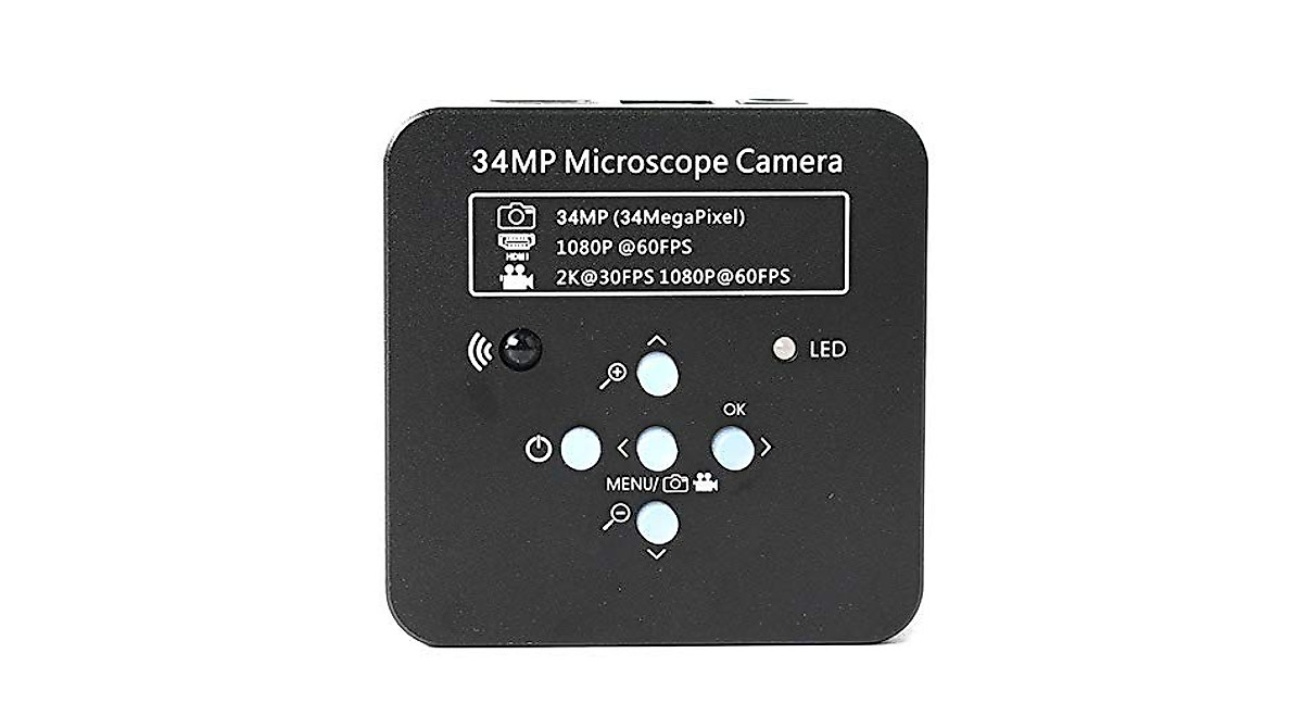 HAYEAR 34MP Digital Microscope Camera with 8-Inch HD Monitor