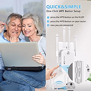 WiFi Extenders Signal Booster for Home,WiFi Extender Covers up to 8000 Sq ft & 45 Devices,WiFi Booster Easy Setup via WPS,WiFi Repeater for Home/Office/Garage/Garden-2023 New Upgrade