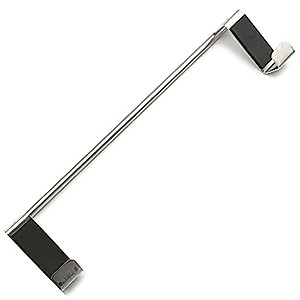 Stainless Steel Kitchen Towel Holder, Cupboard Door Towel Rack Bar Holders for Kitchen Cabinet Towel Rag Rack Over Door Towel Bar Hanger, Silver (11 inch)