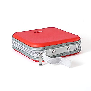 Home Wing Durable CD Case, DVD Storage for Movies on DVD Collection Red