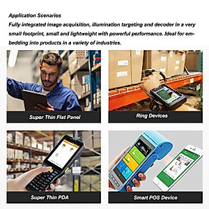 Bar Code Scanner Module USB Interface Embedded Automatic CMOS QR Code Scanning Module for Retail Shops