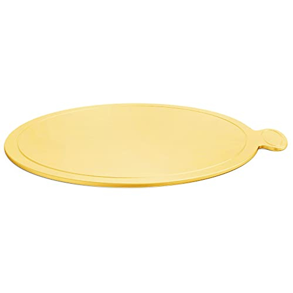 100 Pcs 3 Inch Mini Cake Boards Mousse Cupcake Base, Gold 8cm