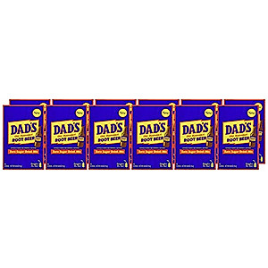 Dad's Old Fashioned Root Beer Singles To Go Sugar Free Powder Drink Mix 6 Sticks Per Box, 12 Boxes (72 Total Sticks)