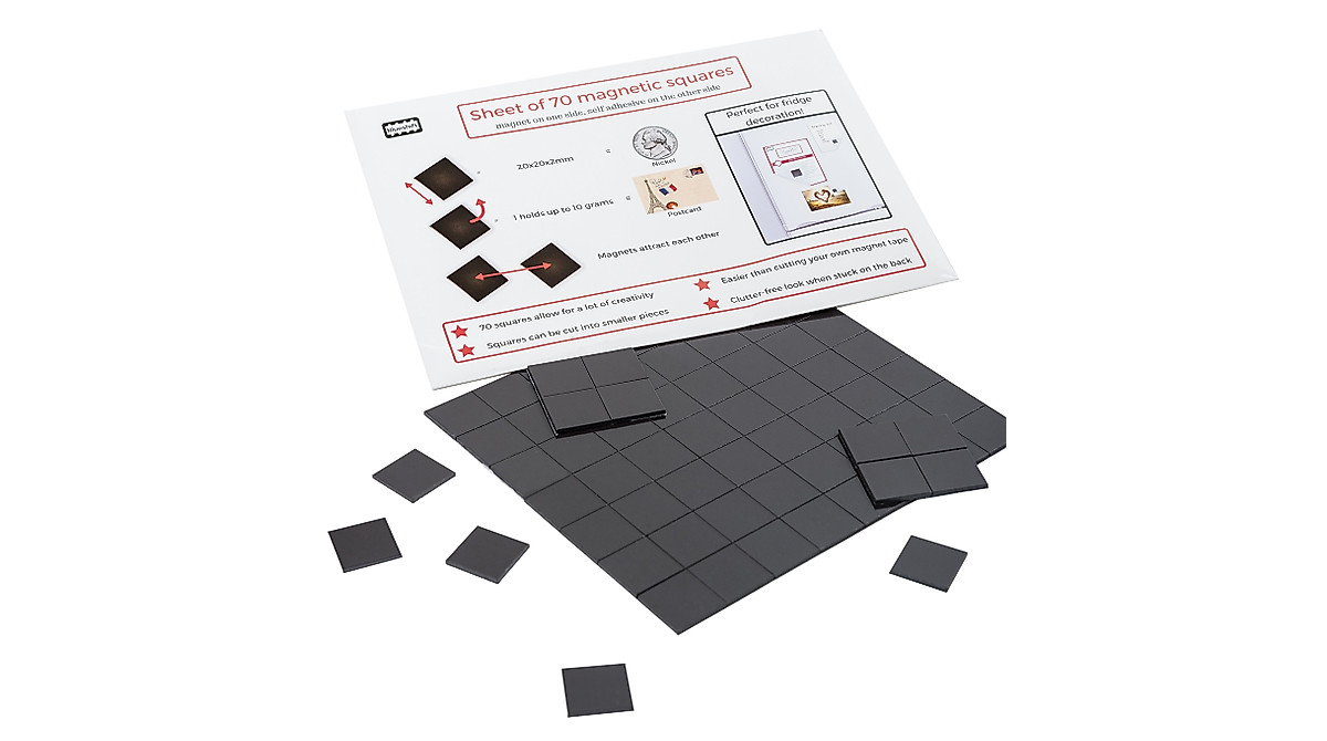 Magnefic Magnetic Squares - Strong, Adhesive & Versatile for DIY ...