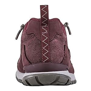 Oboz Women's Jeannette Low Casual Shoe, Dark Dahlia, 7