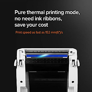 Fangtek Thermal Shipping Label Printer - Direct Thermal High Speed Printer - Compatible with Amazon, Ebay, Etsy, Shopify - 4×6 Label Printer & Multifunctional Printing