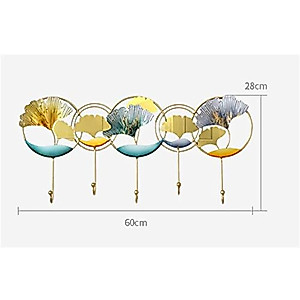 BBSJ Nordic Bedroom Door Back Hook Fashion Entry Porch Coat Hook Free Punching Metal Coat Hook Wall Hanging