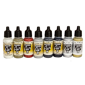 Vallejo Acrylicos Nuclear Submarine Paint Set, 0.5 Liters, Black