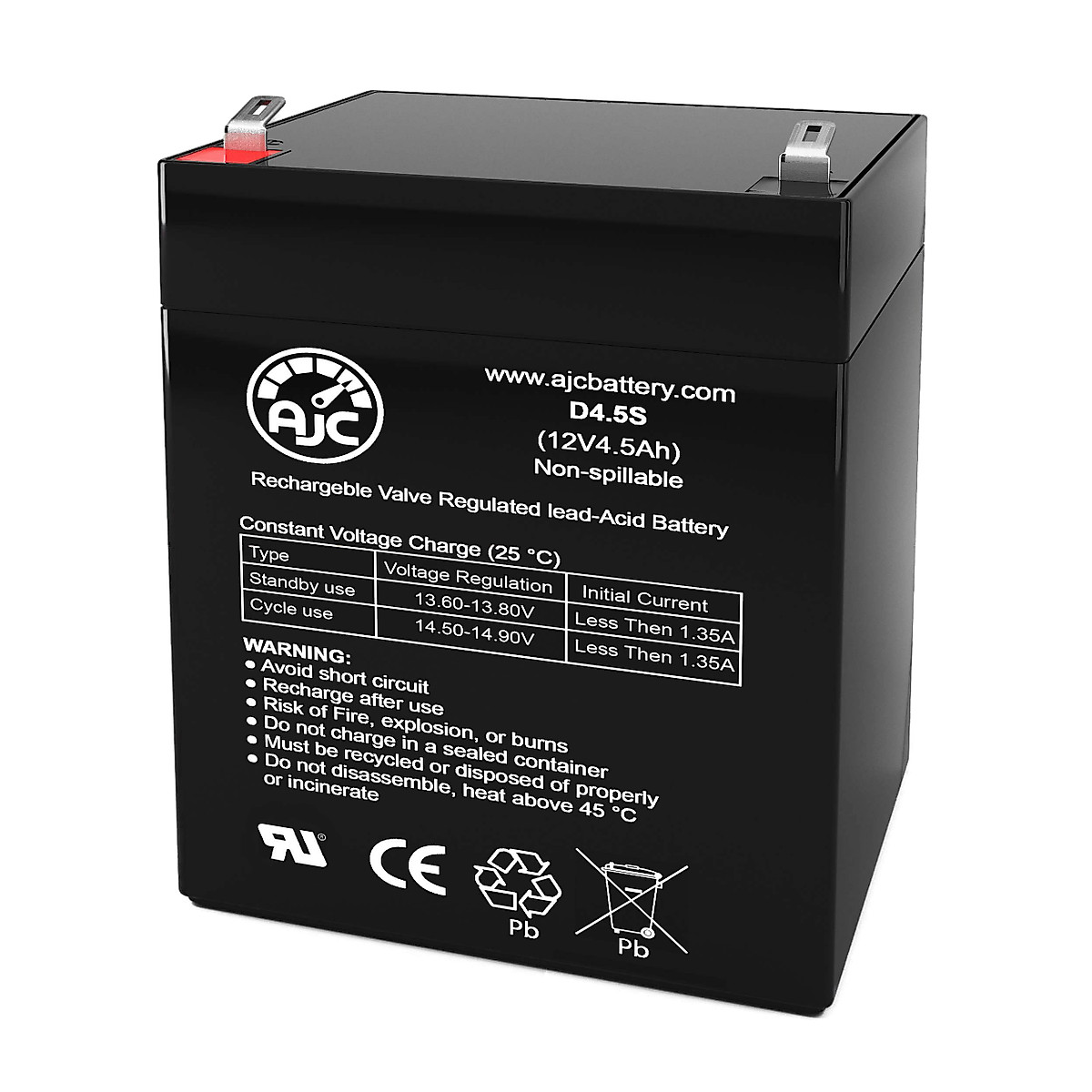 Replacement Battery for CyberPower 485VA 12V 4.5Ah