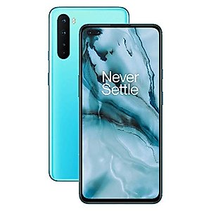 OnePlus Nord 5G AC2003 Dual SIM 128GB + 8GB RAM (GSM Only | No CDMA) Factory Unlocked 5G Smartphone (Blue Marble) - International Version
