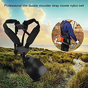 CHICIRIS Professional Trimmer Double Shoulder Strap Mower Nylon Belt for Brush Cutter Garden Lawn Professional Trimmer Double Shoulder Strap Mower Nylon Belt for Brush Cutter Garden Lawn