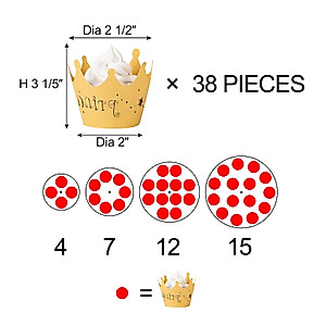 Lilezbox Cupcake Stand 12 Inch Round Clear 4-Tier Cake Holder, Acrylic Cupcake Display Stand, Dessert Tower Pastry Stand,for Party & Catering Event