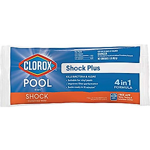 Clorox Pool&Spa 32312CLX Shock Plus, 12-Pound, White