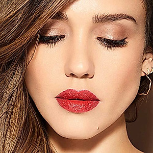 Honest Beauty Lip Crayon-Demi-Matte, Strawberry with Jojoba Oil & Shea Butter | Lightweight, High-Impact Color | EWG Certified + Dermatologist tested + Hypoallergenic & Cruelty free | 0.105 oz.