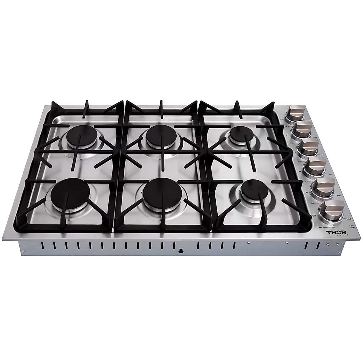 THOR Kitchen Professional 36-inch Cooktop/Rangetop in Stainless Steel - Model TGC3601