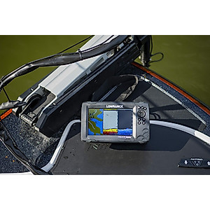 Lowrance HOOK Reveal 7x TripleShot - 7-inch Fish Finder with TripleShot Transducer, GPS Plotter (Renewed)