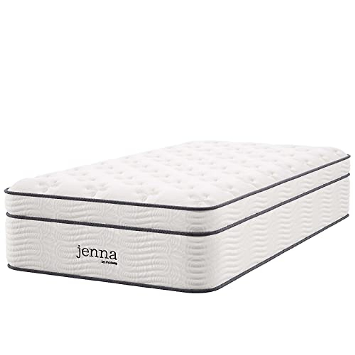 Modway Jenna 14” Innerspring and Memory Foam Twin Mattress With Individually Encased Coils