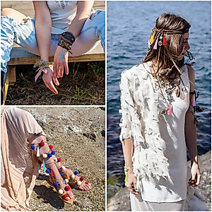 Tassels for Jewelry Making, Flasoo 100 Pieces Keychain Tassel Charms Silky Handmade Tassels Bulk for Resin DIY Crafts, Bracelets, Earrings, Keychain, Necklace