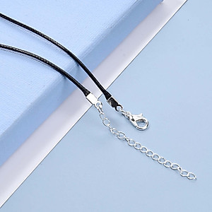 Yheakne Boho Bar Suede Choker Necklace Black Leather Necklace Chain Silver Bar Choker Black Cord Velvet Choker Necklace for Women and Girls Gifts