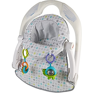 Fisher-Price Playtime Bundle, Sit-Me-Up Floor Seat and Work from Home Gift Set, 3 Activity Toys for Baby