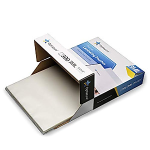 Optiazure 300-Pack 3Mil Laminating Sheets with 9-Inch Laminator