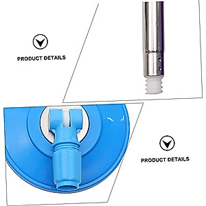 COOLHIYA Mop Pole Foot Mop Handle Mop Handles Only Mops for Floor Cleaning Mop Bucket Velda Commercial Round Mop Telescoping Broom Handle Mop Replace Handle Mob Mop Stick Rod Plastic Blue