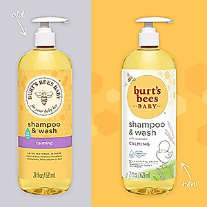 Burtâ€™s Bees Baby Shampoo & Wash, Calming, 21 Ounces (Pack of 3)