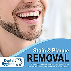 24 Count Charcoal Toothbrushes - Deepest Clean Black Charcoal Infused Soft Bristle Toothbrush Bulk Set - Colored Individually Wrapped Disposable Tooth Brush Pack for Travel, Kids, Family, Dental Care