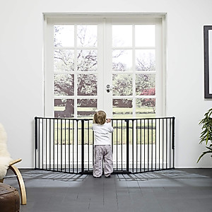BabyDan Flex Gate Large 35.4-87.8"-Black