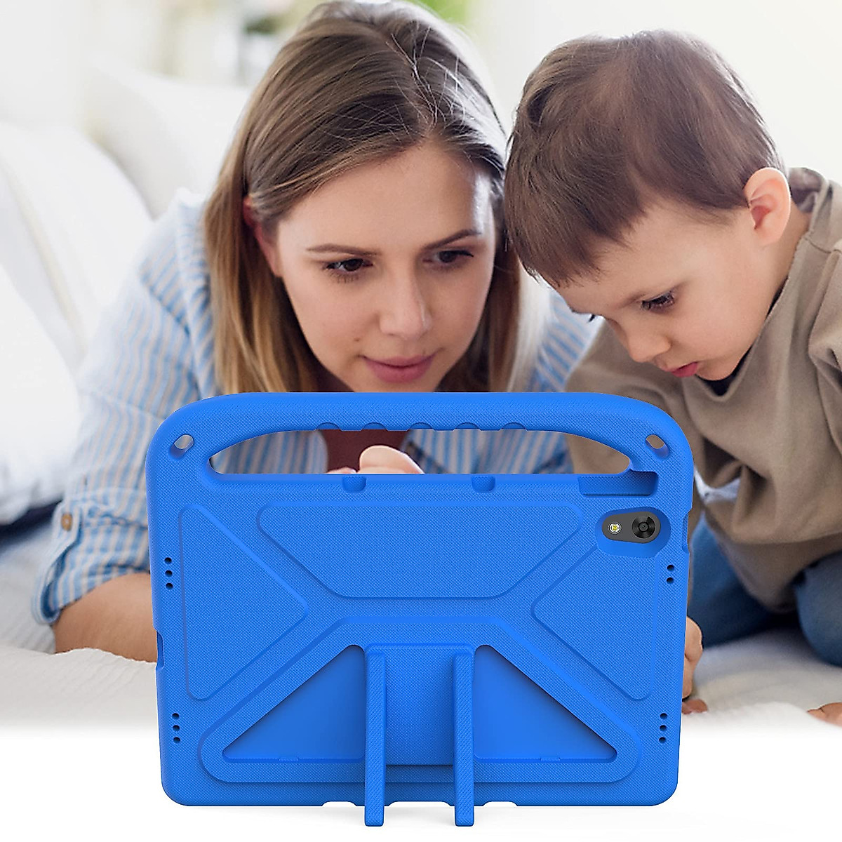 XunyLyee Kids Case for Lenovo Tab P11 Plus (11 Inch), EVA Shockproof Handle Light Weight Stand Cover for Lenovo Tab P11 Plus TB-J616F/ P11 TB-J606F, Blue
