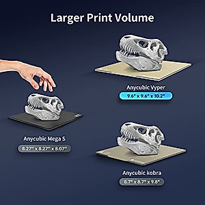 ANYCUBIC Vyper 3D Printer, Auto Leveling Upgrade Fast Integrated Structure Design with TMC2209 32 bit Silent Mainboard, Removable Magnetic Platform, 9.6" x 9.6" x 10.2" Printing Size