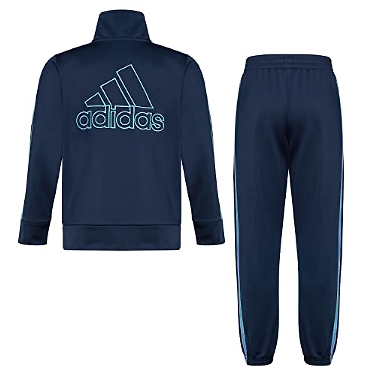 adidas Boys' Gradient 3S Tricot Track Set, Collegiate Navy, 7