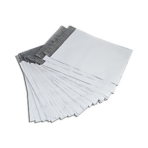 9527 Product Poly Mailers Envelopes Shipping Bags Self Sealing,100 Bags,10x13 inches,2.5 Mil (White)