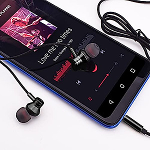 Slowbull 3 Pack wired Earbuds,In-ear headphones with microphone，Wired Earphones with sound insulation,High-definition, pure sound, suitable for smart phone, Android,iPod、iPad、 PC and other 3.5mm jacks