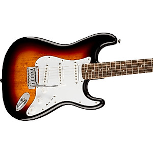 Squier Affinity Series Stratocaster Electric Guitar, with 2-Year Warranty, 3-Color Sunburst, Laurel Fingerboard