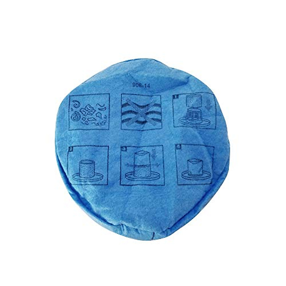 Smilefil VRC2 Cloth Filter Replacements for Vacmaster 1.5 to 3.2 Gallon Wet/Dry Vacuums, 6 Pack