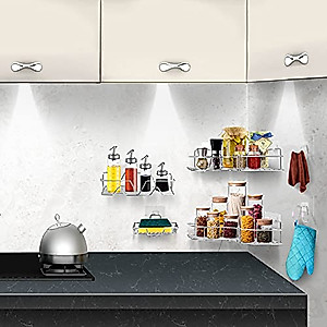 Diesisa Corner Shower Organizer, Stainless Shower Caddy with Adhesive Wall Hooks Shower Shevles Corner for Bathroom, Toilet, Dorm