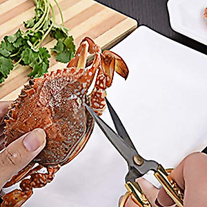 Hemoton 1 Set of 8pcs Seafood Tools Set Stainless Steel Crab Lobster Crackers Forks Opener Crab Mallets Shellers Spoon Fork Lobster Crab Sheller Opener Tools