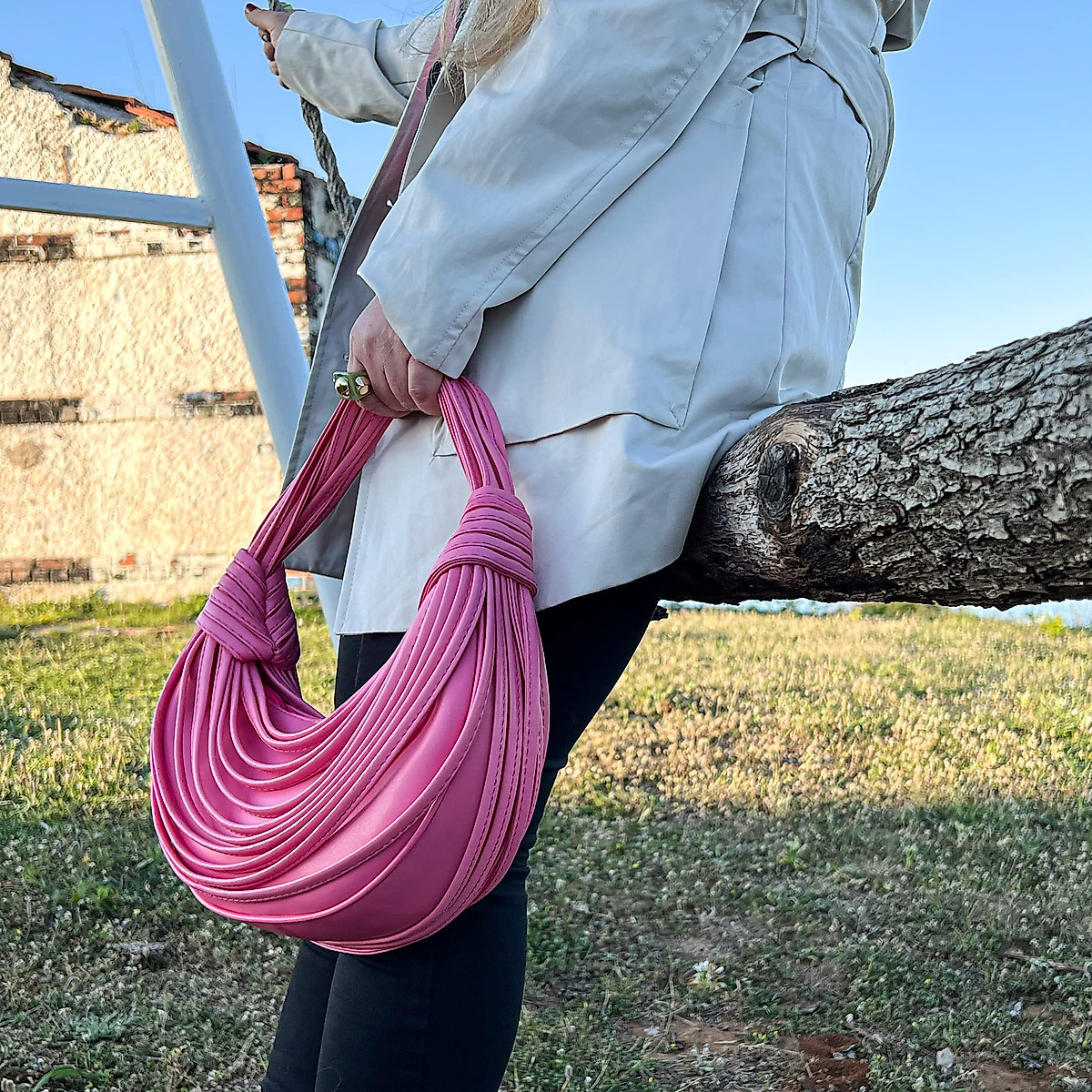 ZuTrenD Handbags, Purses for Women - Soft Top Handle Handbag Shoulder Bag (Pink)