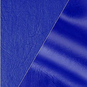 VViViD Blue Weatherproof Faux Leather Finish Marine Vinyl Fabric (10ft x 54")