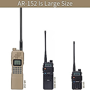 Baofeng AR-152 10W Ham Radio Military Grade Two Way Radio for Adults,Long Range Rechargeable Tactical Radio with Speaker Mic and Tactical Antenna Full baofeng Accessories Walkie Talkies