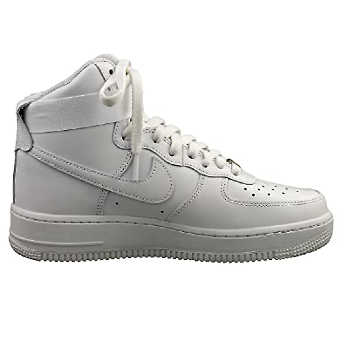 Nike Women's Air Force 1 High Triple White White/White-White (DD9624 100) - 7.5