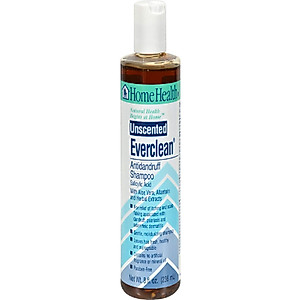 Home Health Everclean Anti-Dandruff Shampoo Unscented - 1.8% Salicylic Acid, 8 fl oz - Relieves Itching & Scalp-Flaking, Gentle & Moisturizing For Fresh, Healthy Hair - Paraben-Free, Vegan