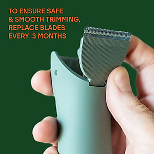 Meridian - Trimmer Replacement Blade - Onyx Ceramic Blades for Electric Body & Pubic Hair Trimmer - 1 Pack