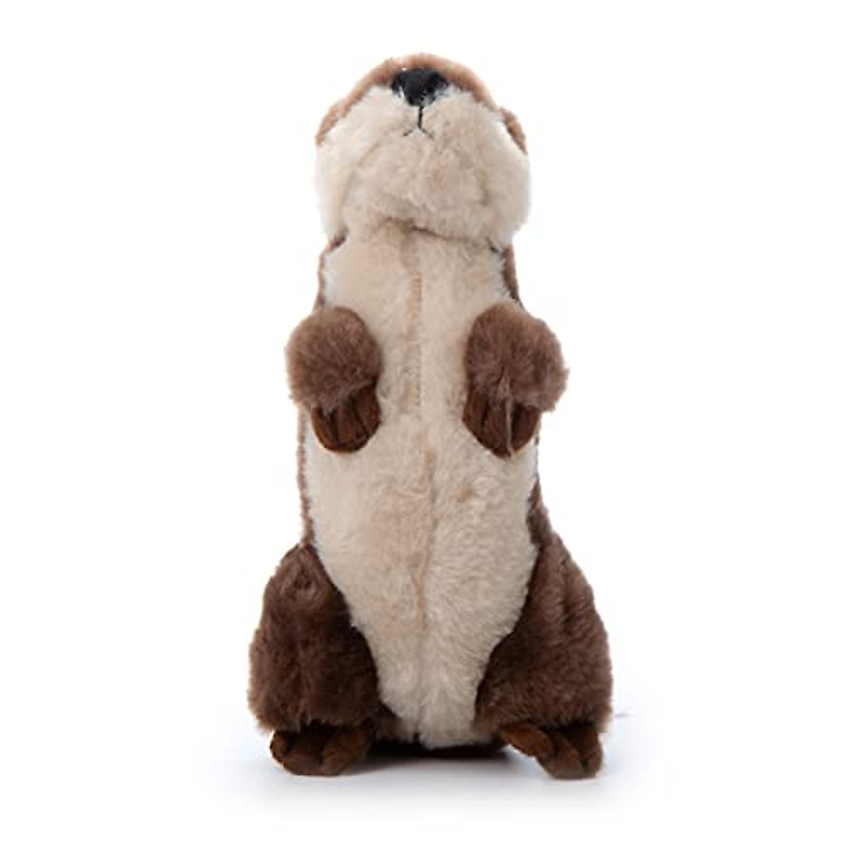 The Petting Zoo River Otter Stuffed Animal Standing, Gifts for Kids, Wild Onez Zoo Animals, River Otter Plush Toy 10 inches